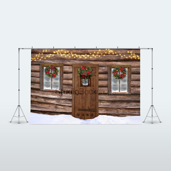 santa's grotto backdrop