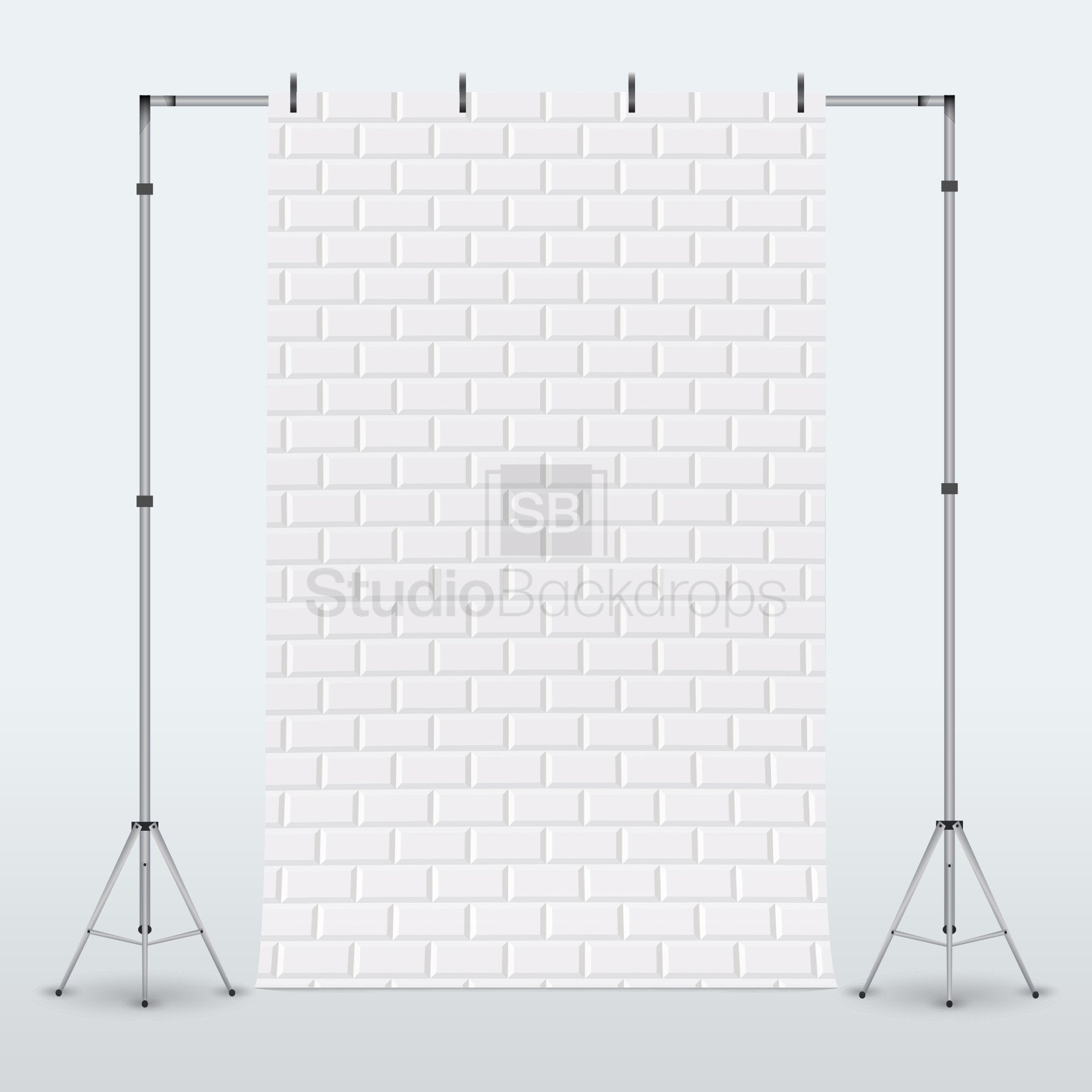 White Tiled Wall Photography Backdrop BD-299-STB – Studio Backdrops
